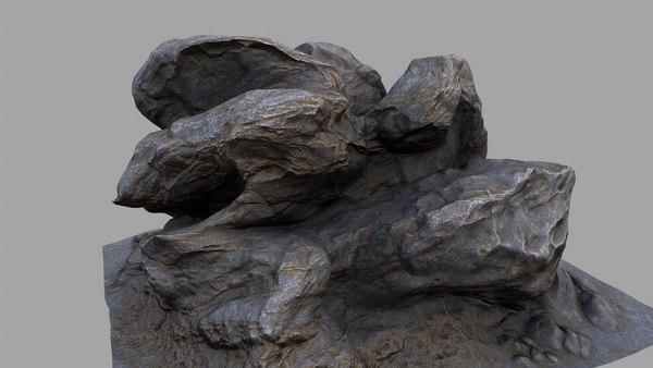 3d model mount rock