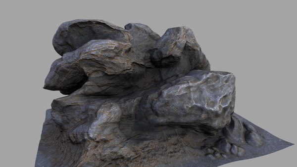 3d model mount rock