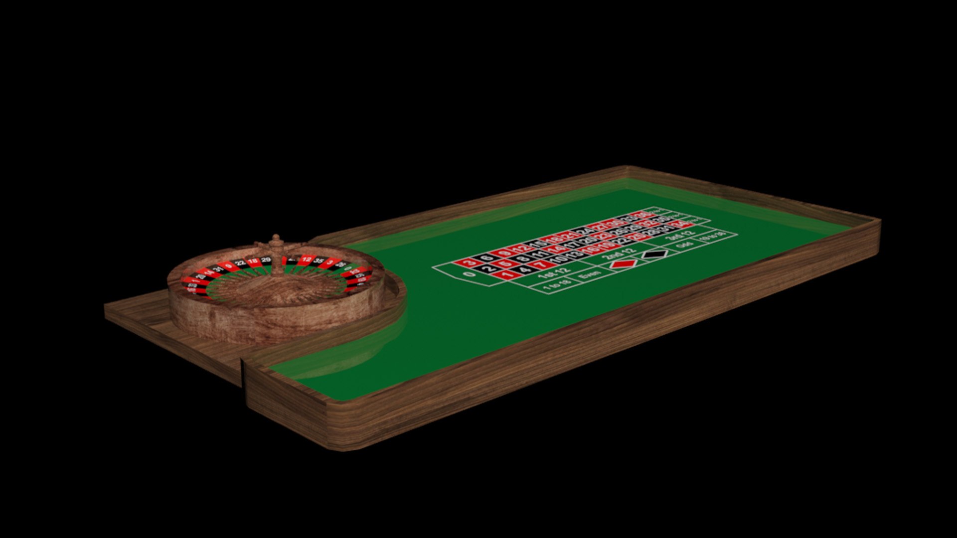 Roulette 3D 3D Model - TurboSquid 1863064