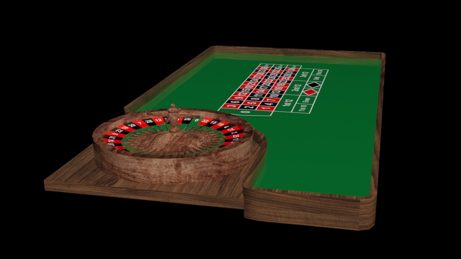 Roulette 3D 3D Model - TurboSquid 1863064