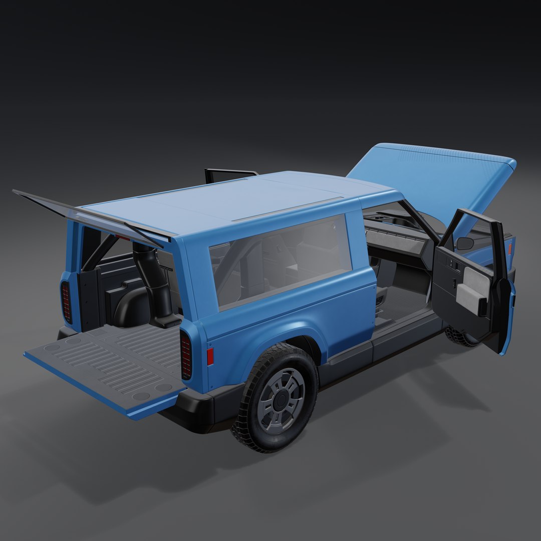 Slate Truck SUV Kit Highway Hero 027 3D Model 3D - TurboSquid 2511256