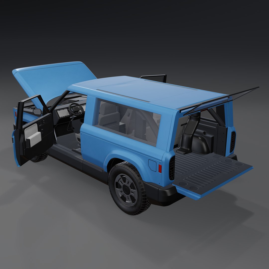 Slate Truck SUV Kit Highway Hero 027 3D Model 3D - TurboSquid 2511256