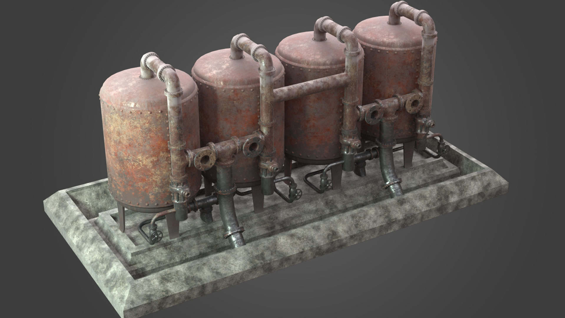 Boiler element factory 3D model - TurboSquid 1297415