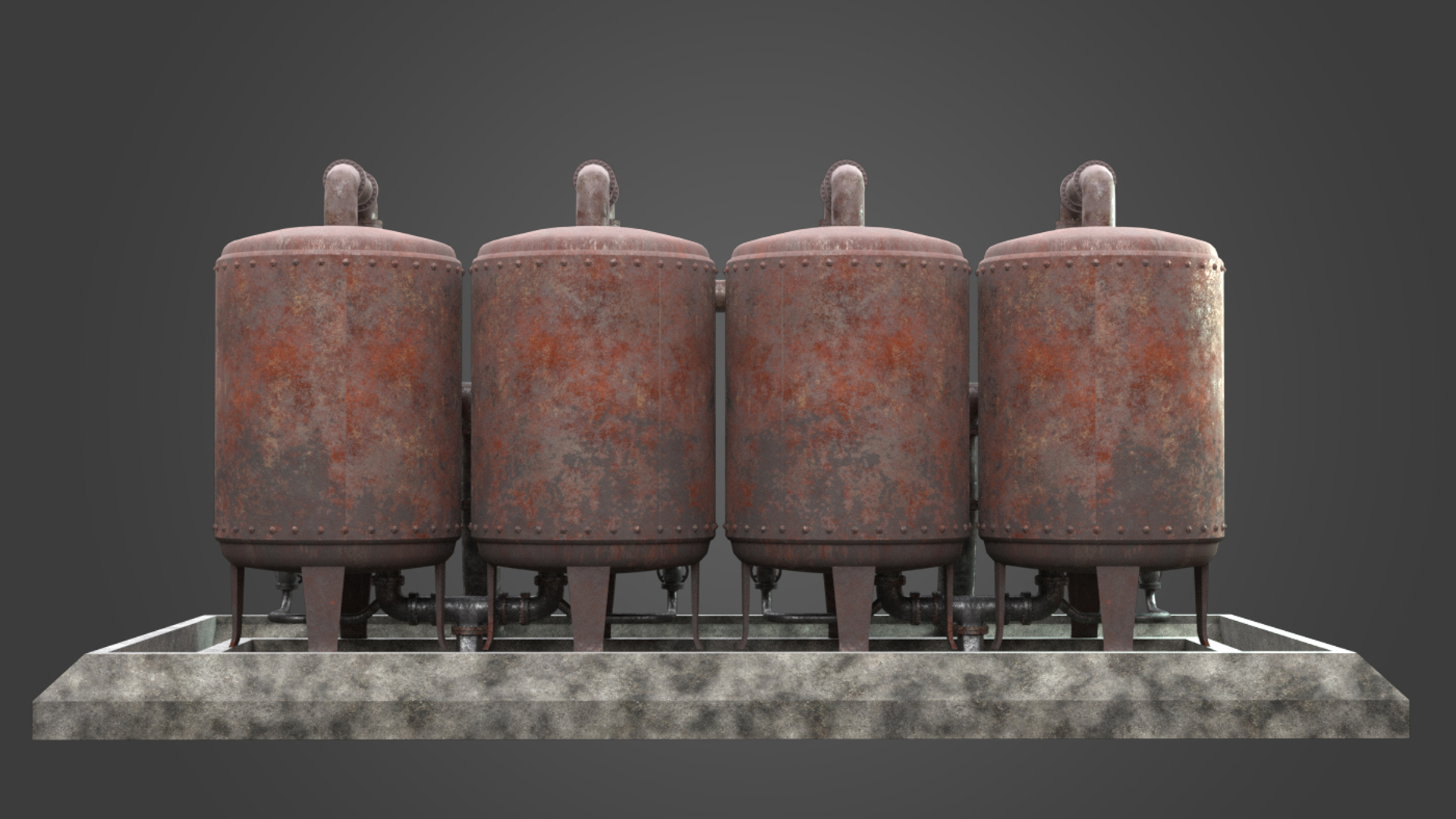 Boiler element factory 3D model - TurboSquid 1297415