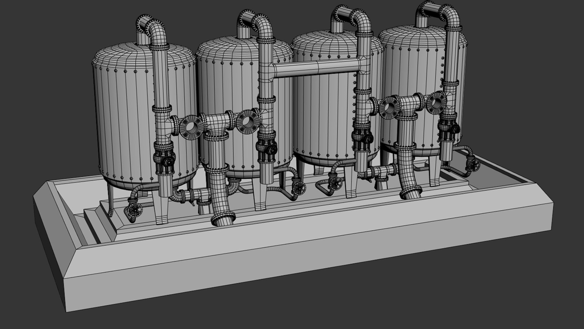 Boiler Element Factory 3D Model - TurboSquid 1297415
