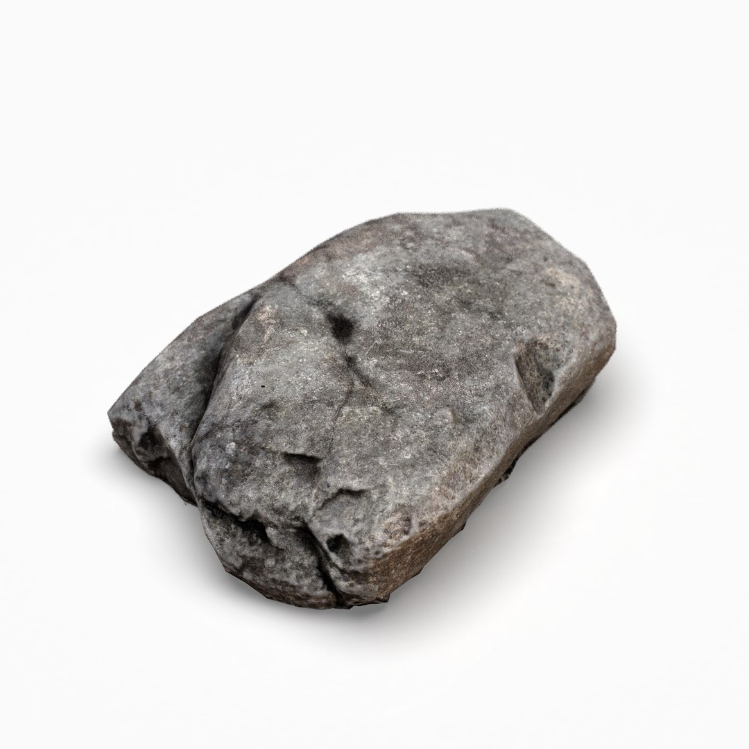 Realistic Gray Rock Model 2 Model - TurboSquid 2274702