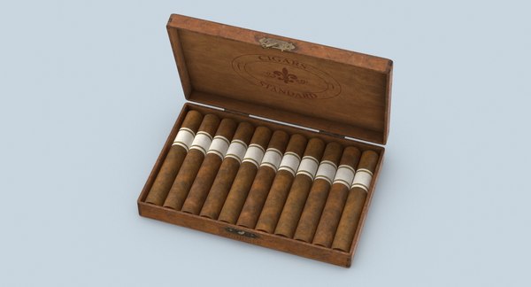 3D vintage-wooden-cigar-box---open model - TurboSquid 1169990