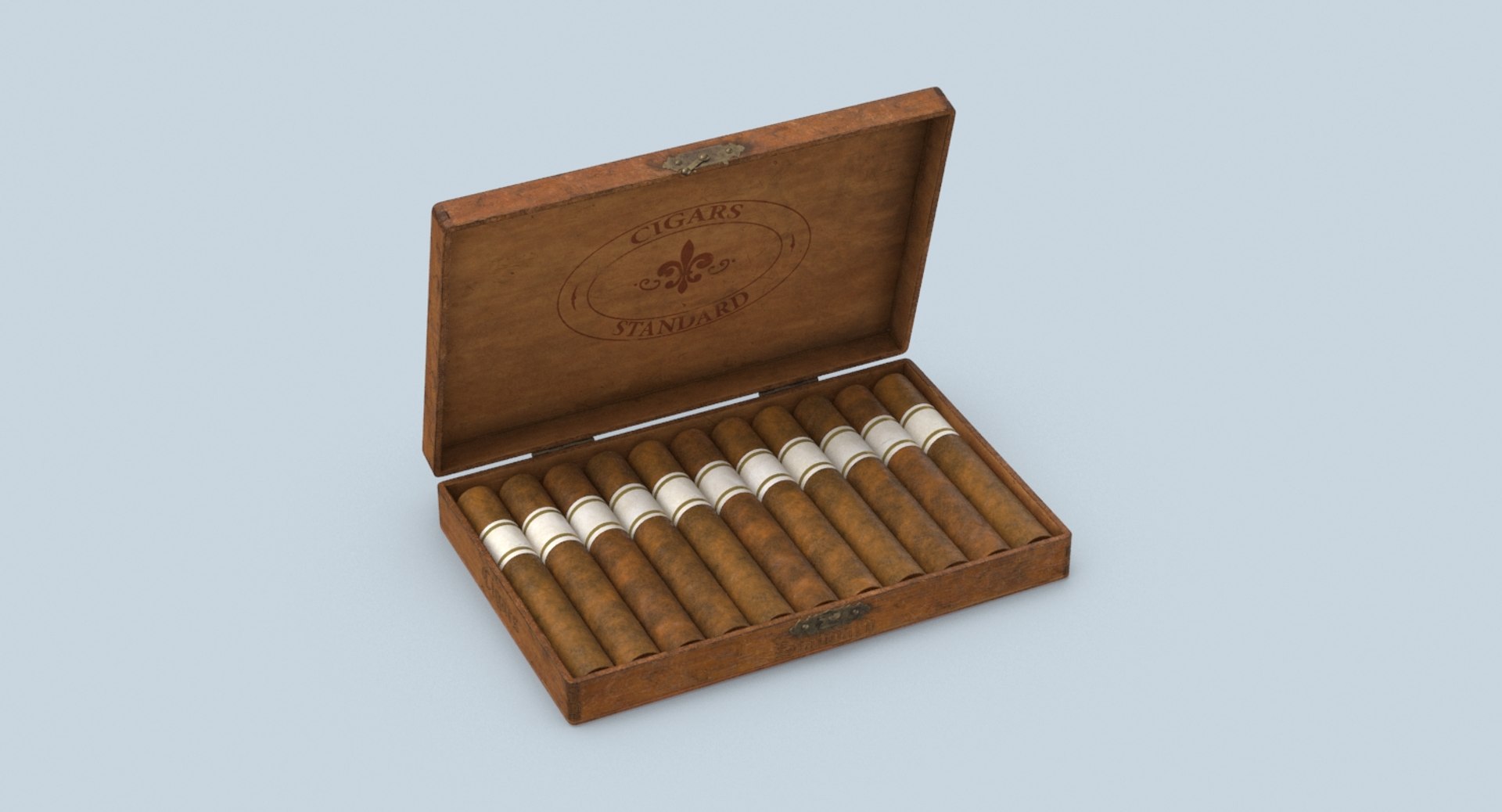 open cigar box