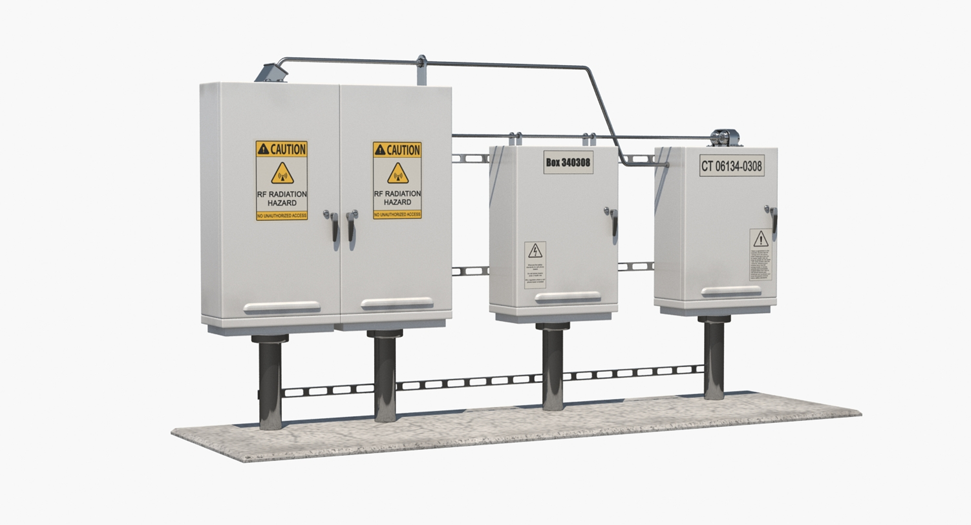 Outdoor Electric Control Boxes Model - TurboSquid 1220231