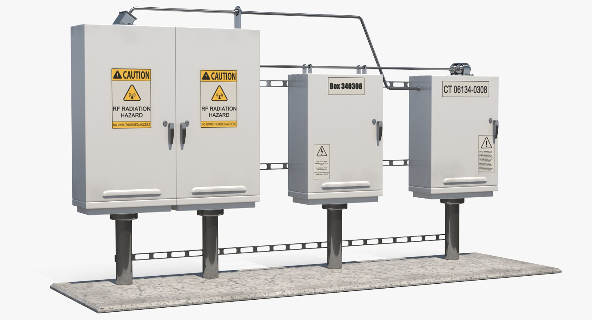 Outdoor Electric Control Boxes Model - TurboSquid 1220231