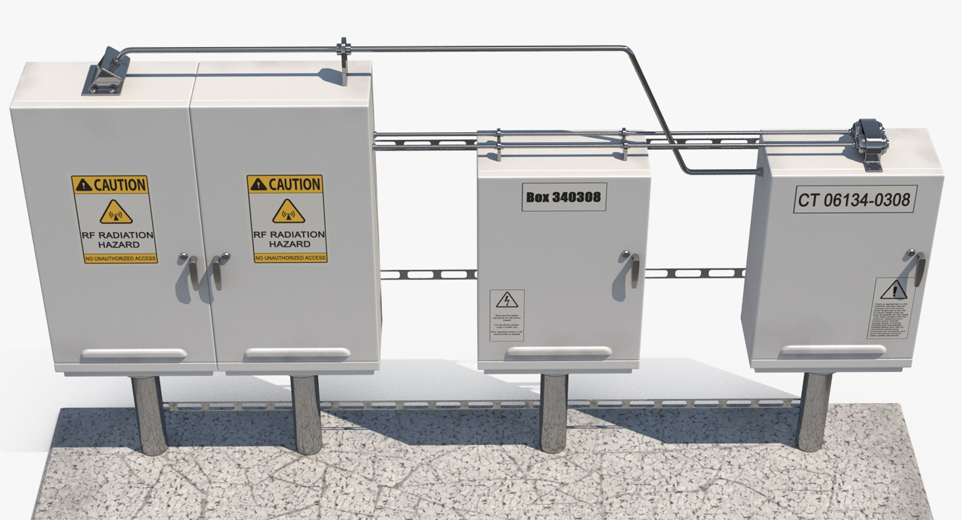 Outdoor Electric Control Boxes Model - TurboSquid 1220231