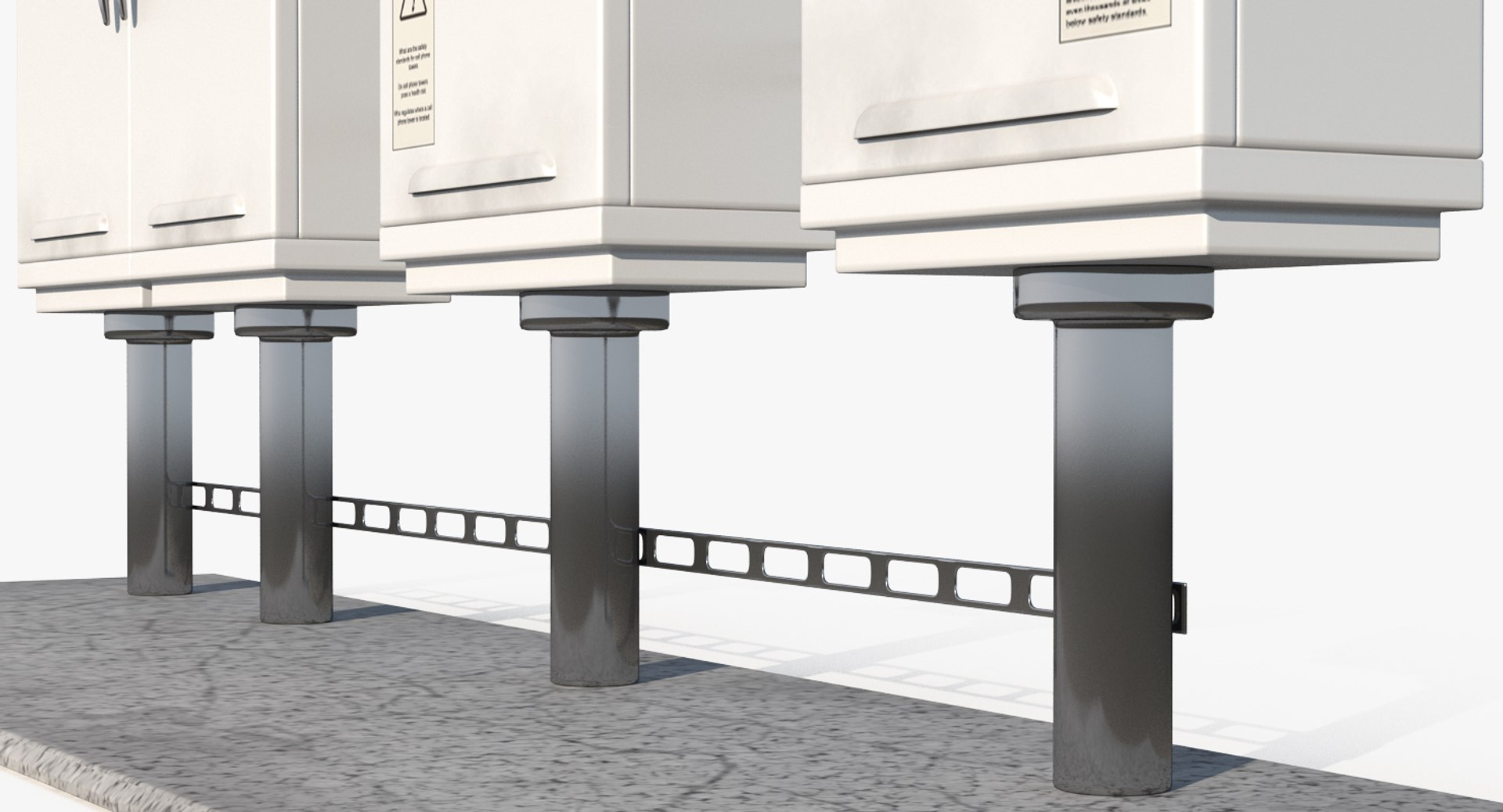 Outdoor Electric Control Boxes Model - TurboSquid 1220231