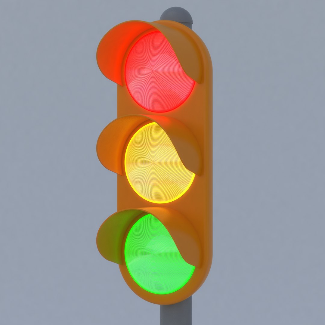 Traffic Light 3d Max