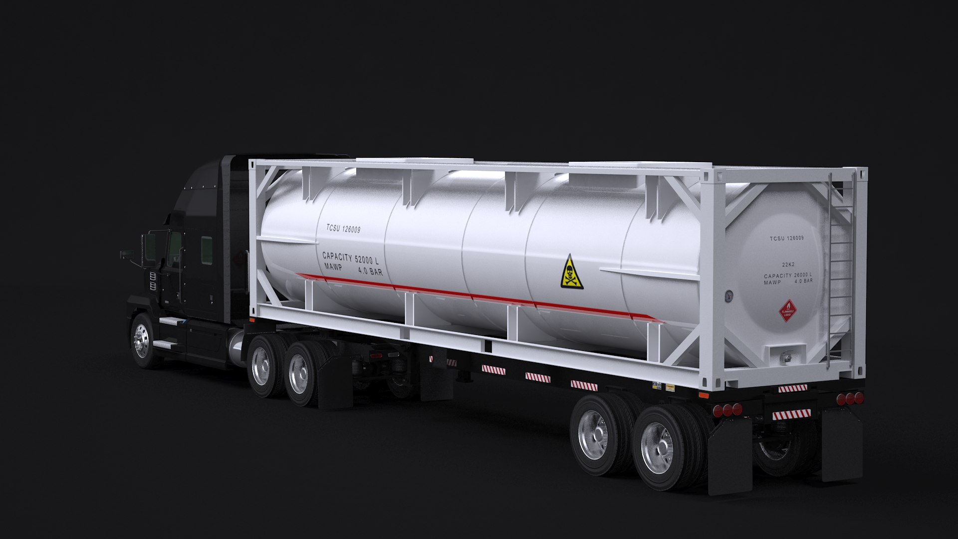3D Mack Anthem Iso Tank - TurboSquid 1551198