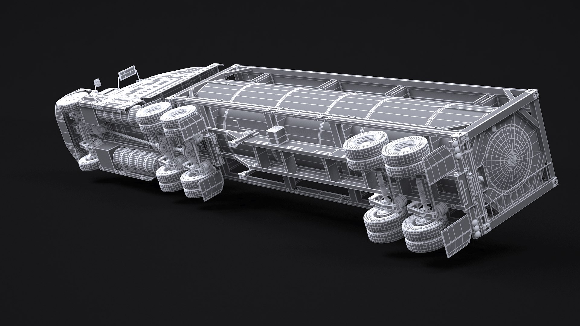 3D Mack Anthem Iso Tank - TurboSquid 1551198