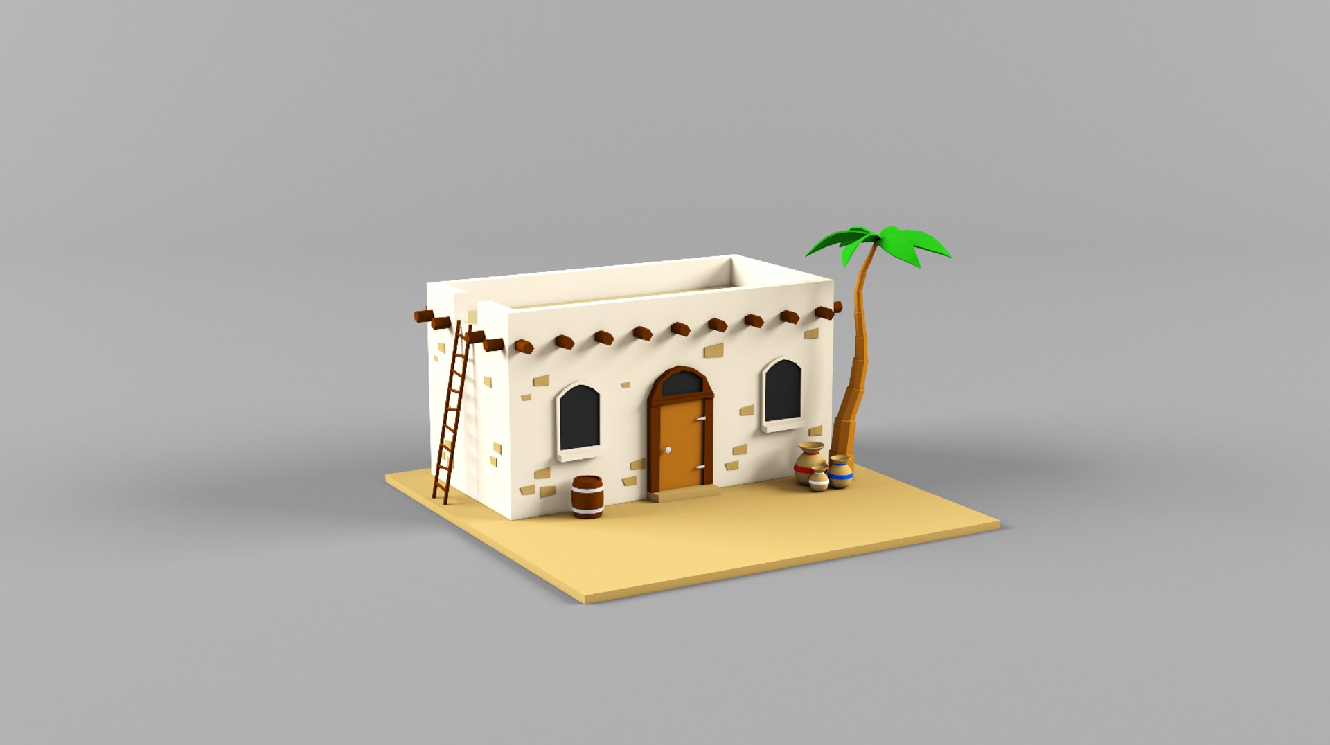 Low Poly Desert Pack 3D Model - TurboSquid 1820979