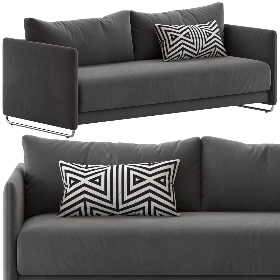 3D CB2 Tandom Sleeper Sofa - TurboSquid 2165289