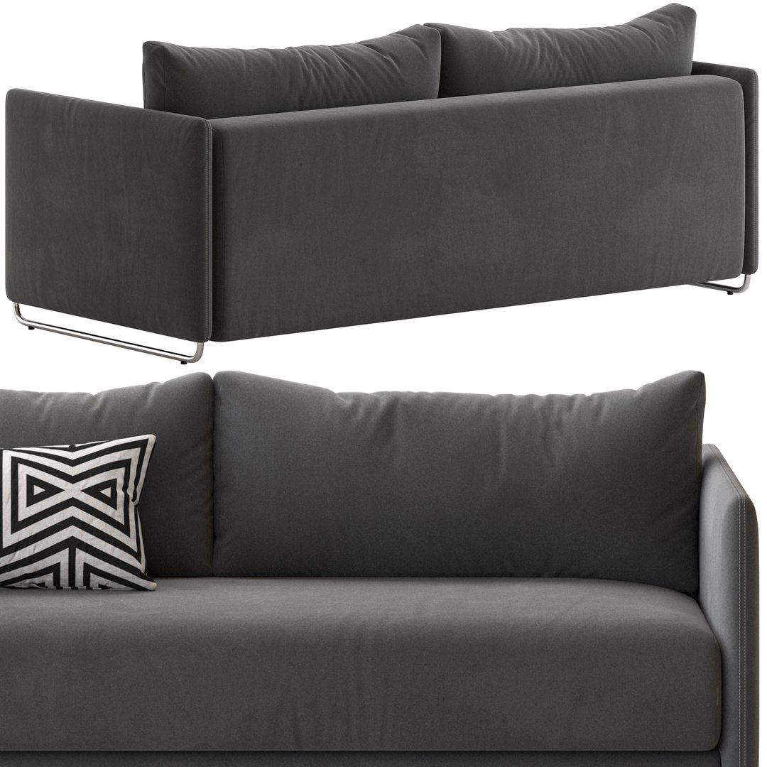 3D CB2 Tandom Sleeper Sofa - TurboSquid 2165289