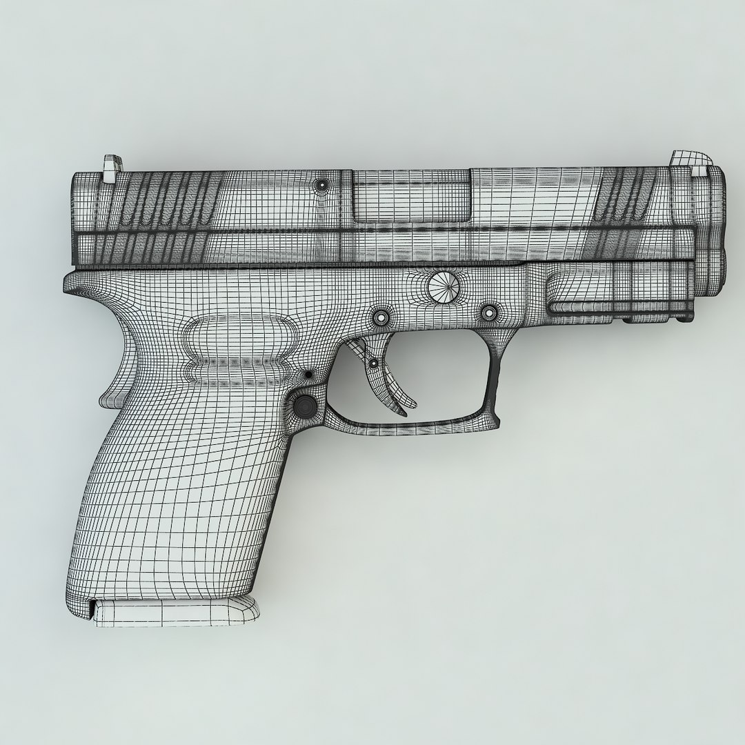 3d Springfield Xd Handgun 45 Model