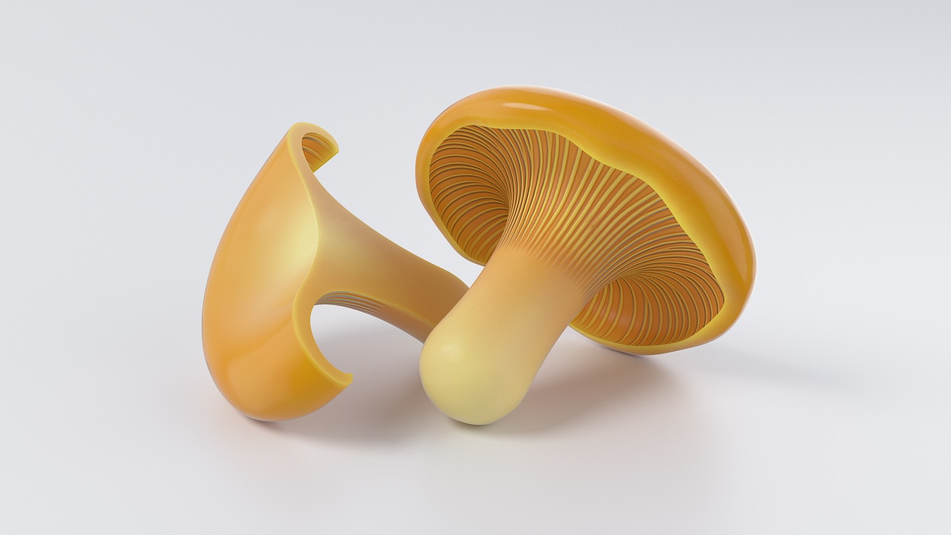 Cartoon Shrooms Collection 3D Model - TurboSquid 2109462