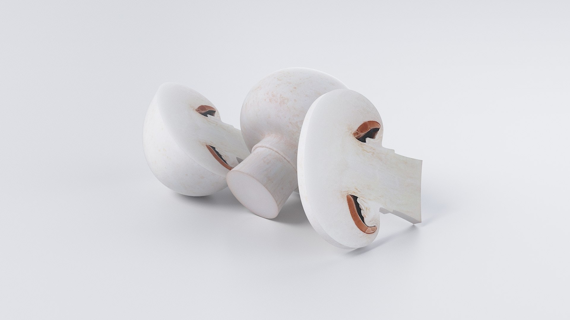 Cartoon Shrooms Collection 3D Model - TurboSquid 2109462