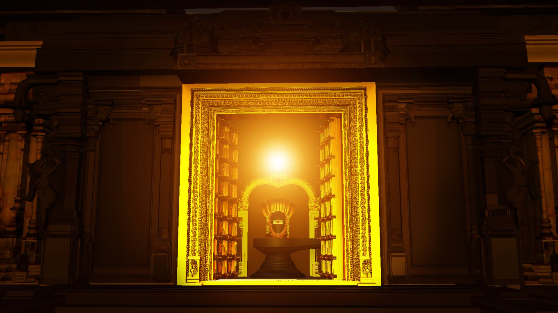 Lord Shiva Temple Interior Model - TurboSquid 1924804
