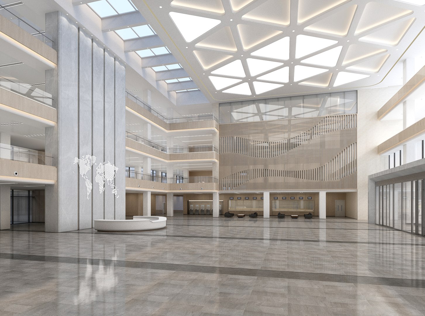Modern Hall 44 3D Model - TurboSquid 2211088