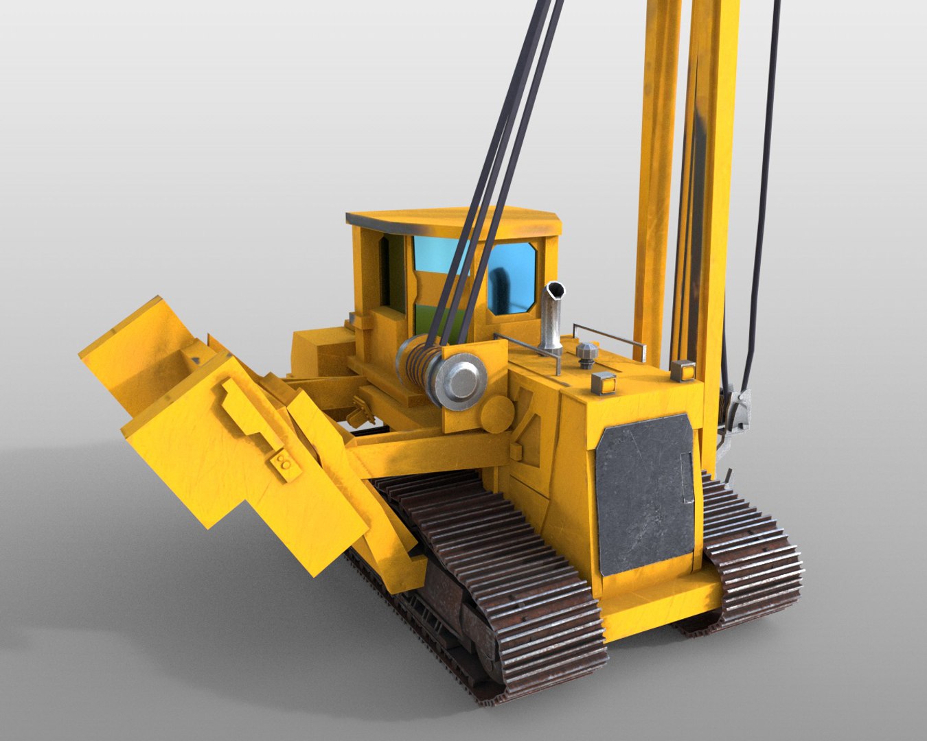 Track Skidder 3D Model - TurboSquid 1548330