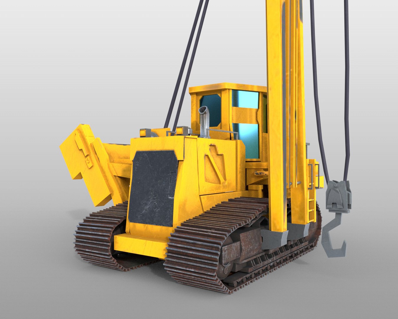 Track Skidder 3D Model - TurboSquid 1548330