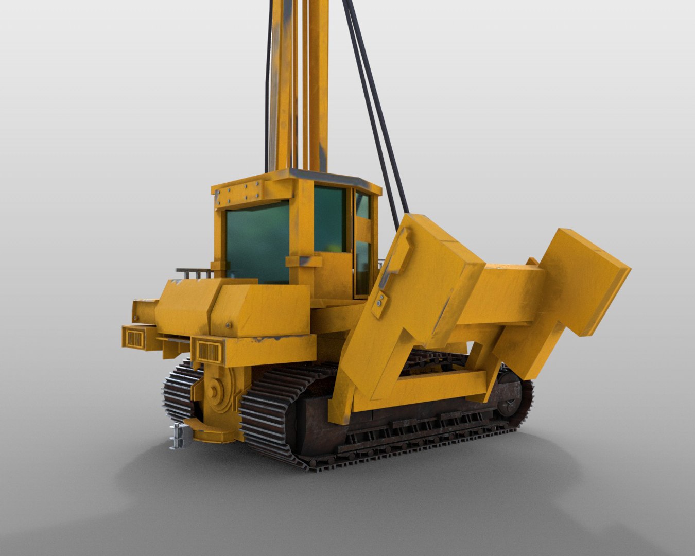 Track Skidder 3D Model - TurboSquid 1548330