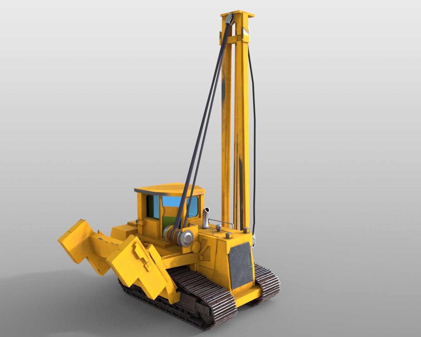 Track Skidder 3D Model - TurboSquid 1548330
