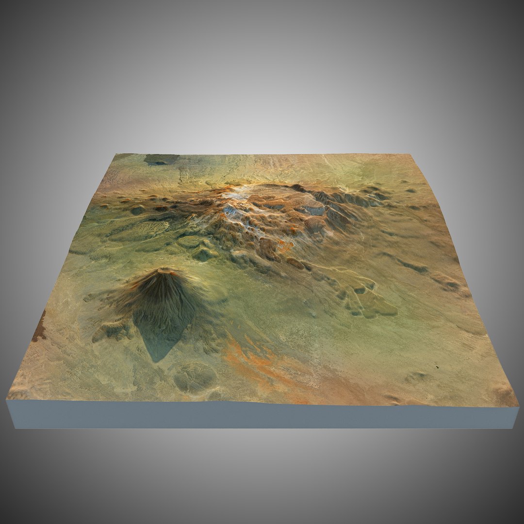 3d Volcano Landscape 7
