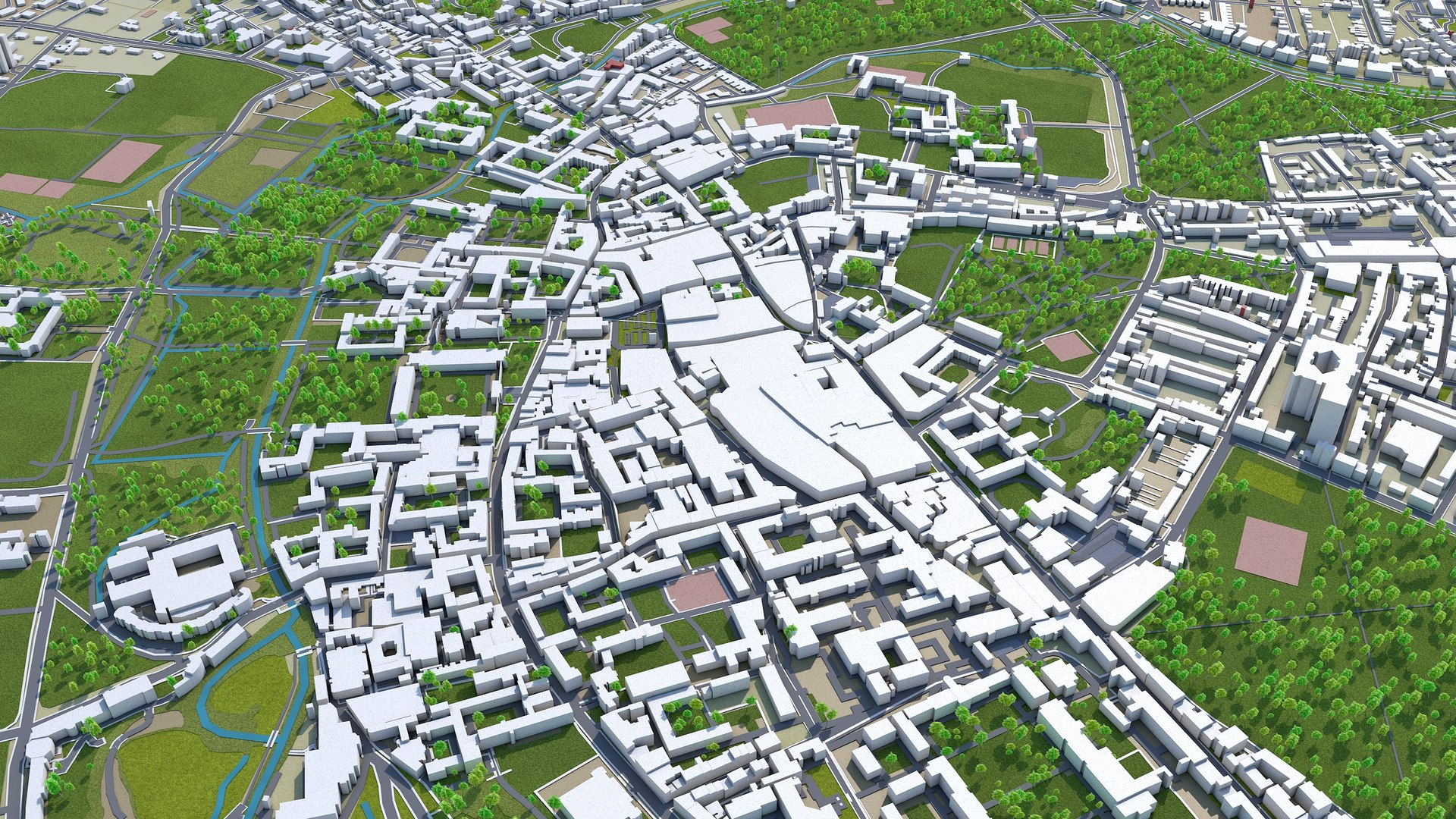 Cambridge UK 3D Model - TurboSquid 1719712
