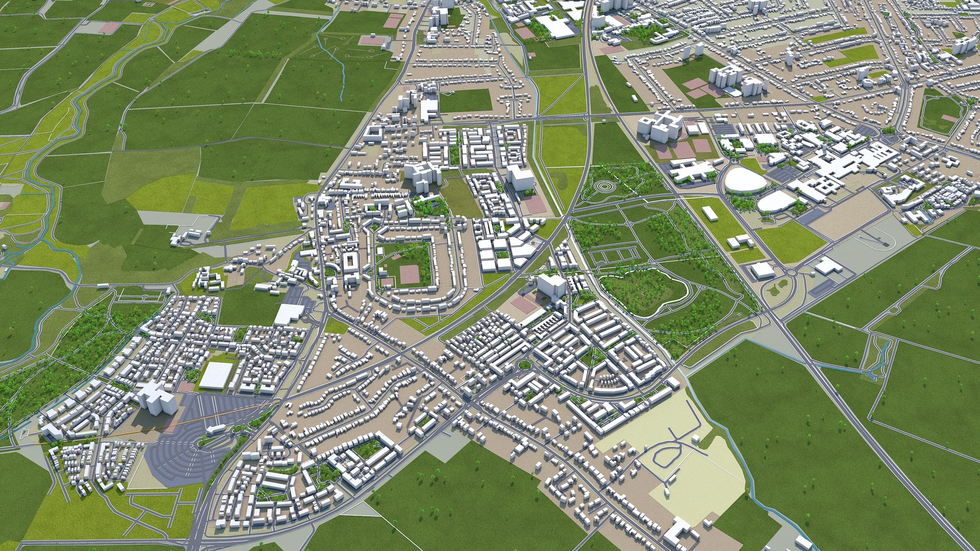 Cambridge UK 3D Model - TurboSquid 1719712