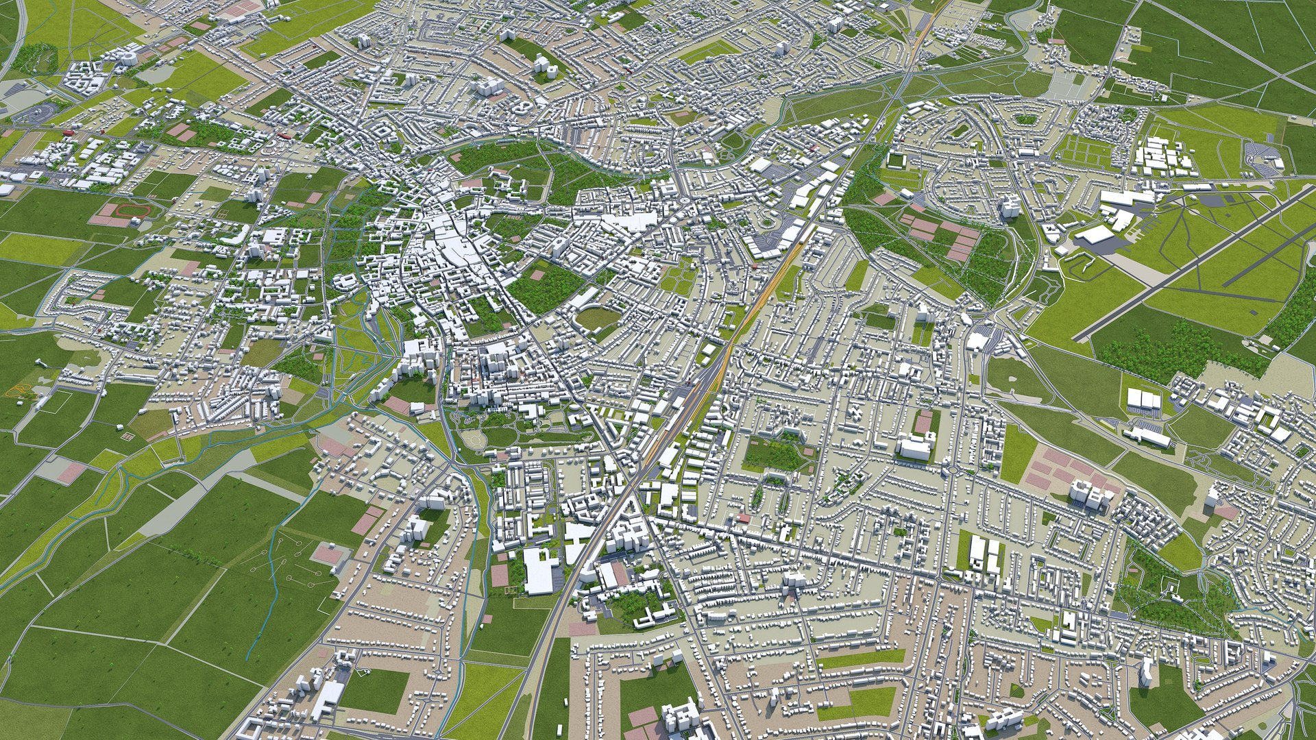 Cambridge UK 3D Model - TurboSquid 1719712