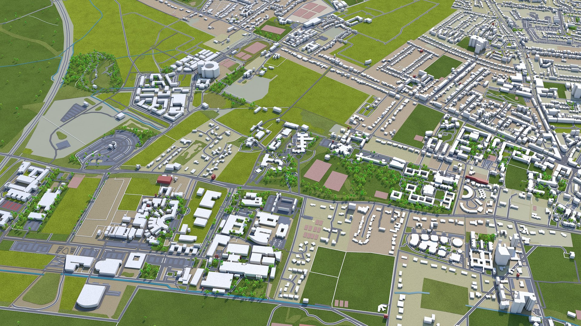 Cambridge UK 3D Model - TurboSquid 1719712