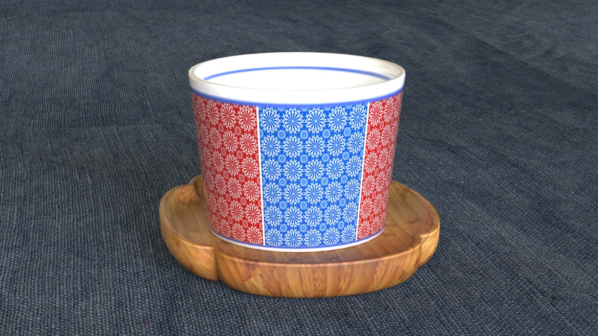 3D Cup Of Green Tea Model - TurboSquid 1852319