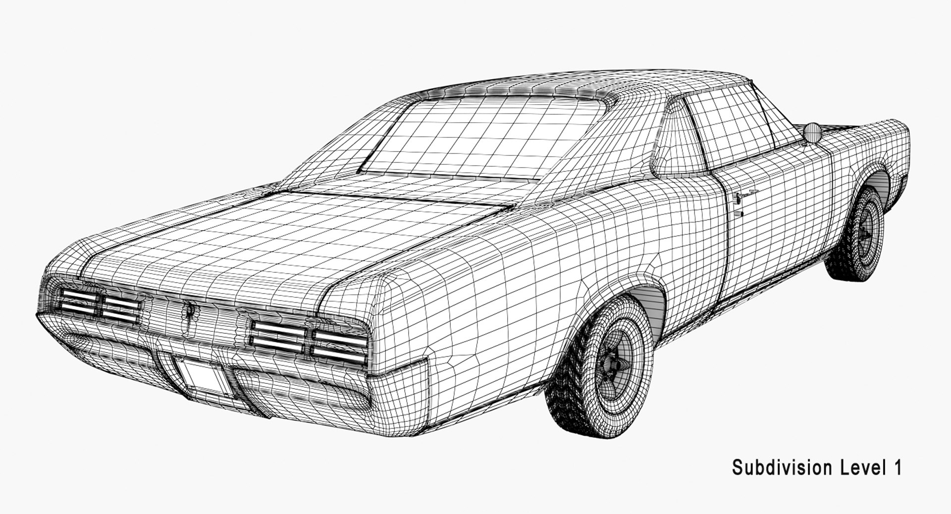 3d Pontiac Gto 67 Model