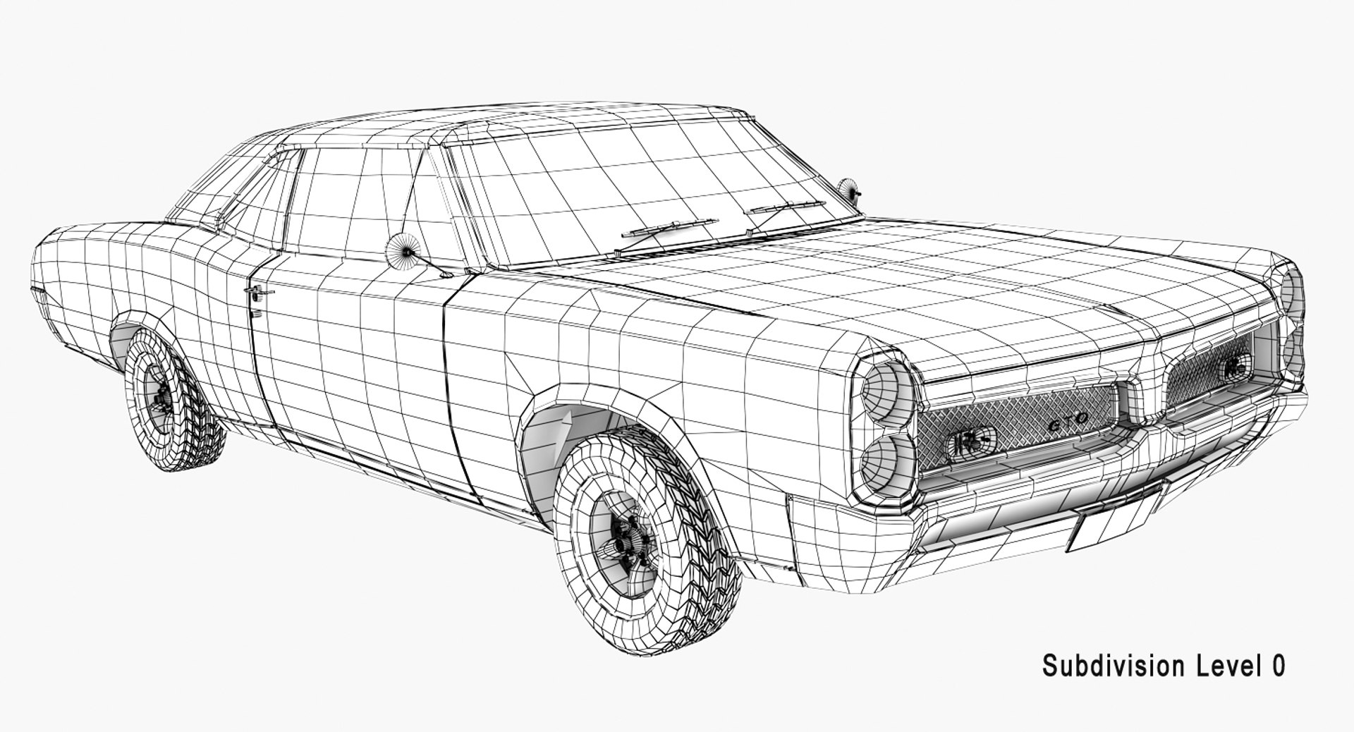 3d Pontiac Gto 67 Model