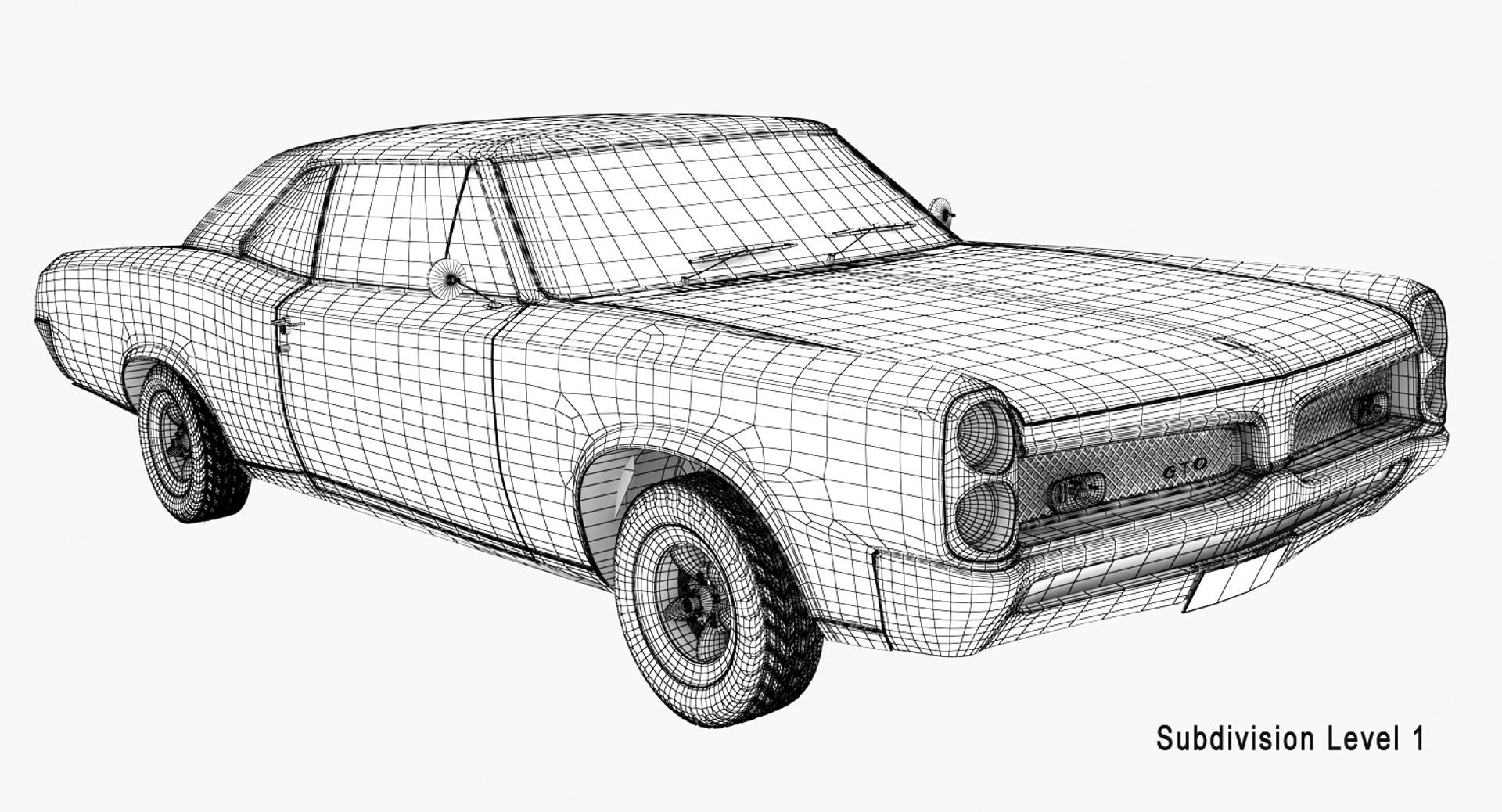 3d Pontiac Gto 67 Model