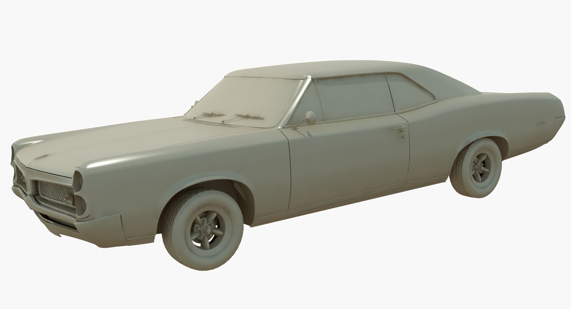 3d Pontiac Gto 67 Model