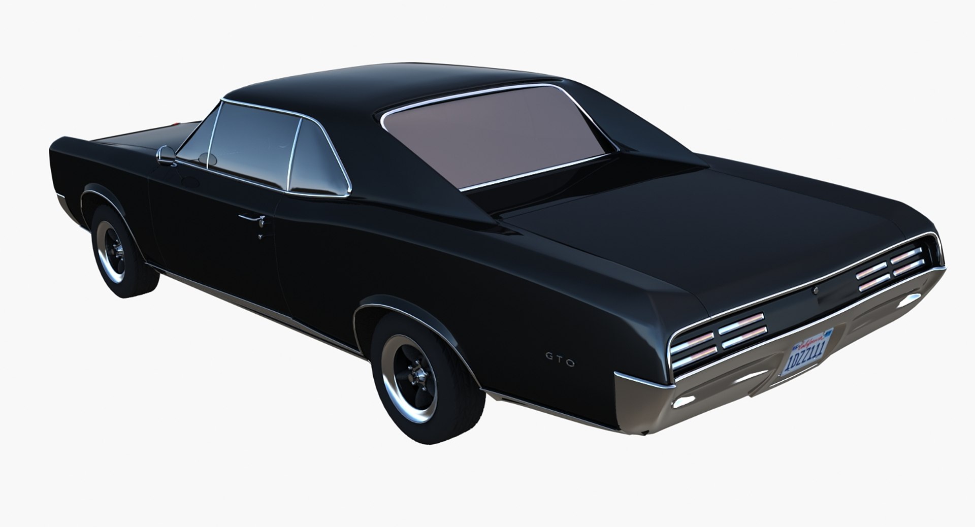3d Pontiac Gto 67 Model