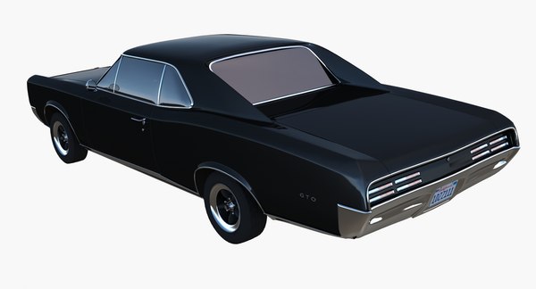 3d pontiac gto 67 model