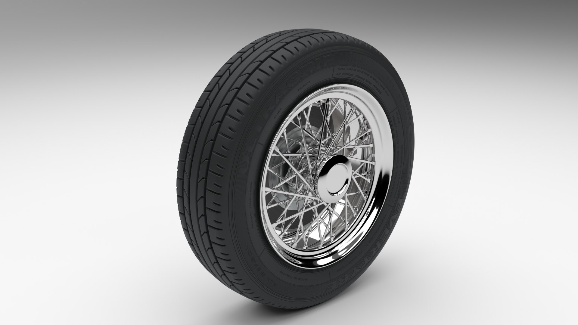 3D Classic Wheel - TurboSquid 2113486