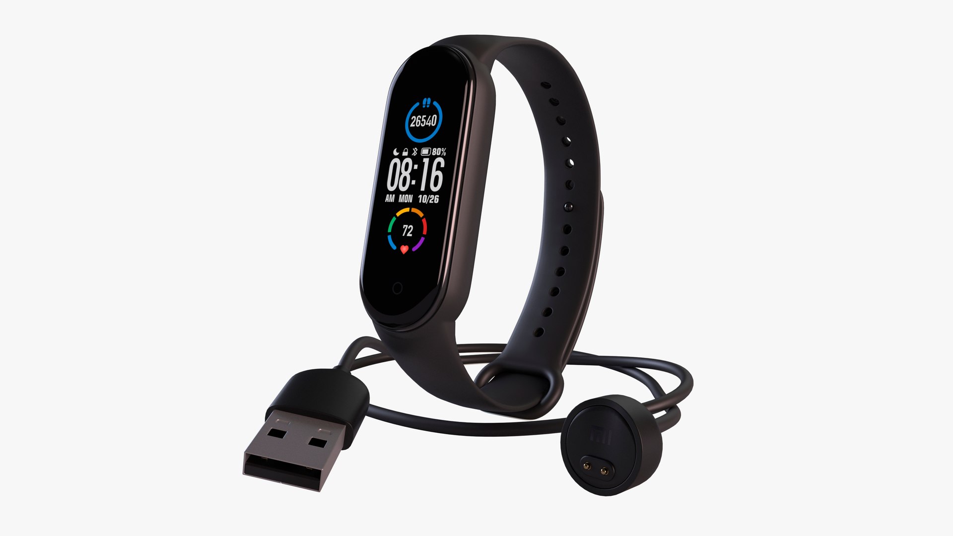 3D band mi 5 model - TurboSquid 1610413