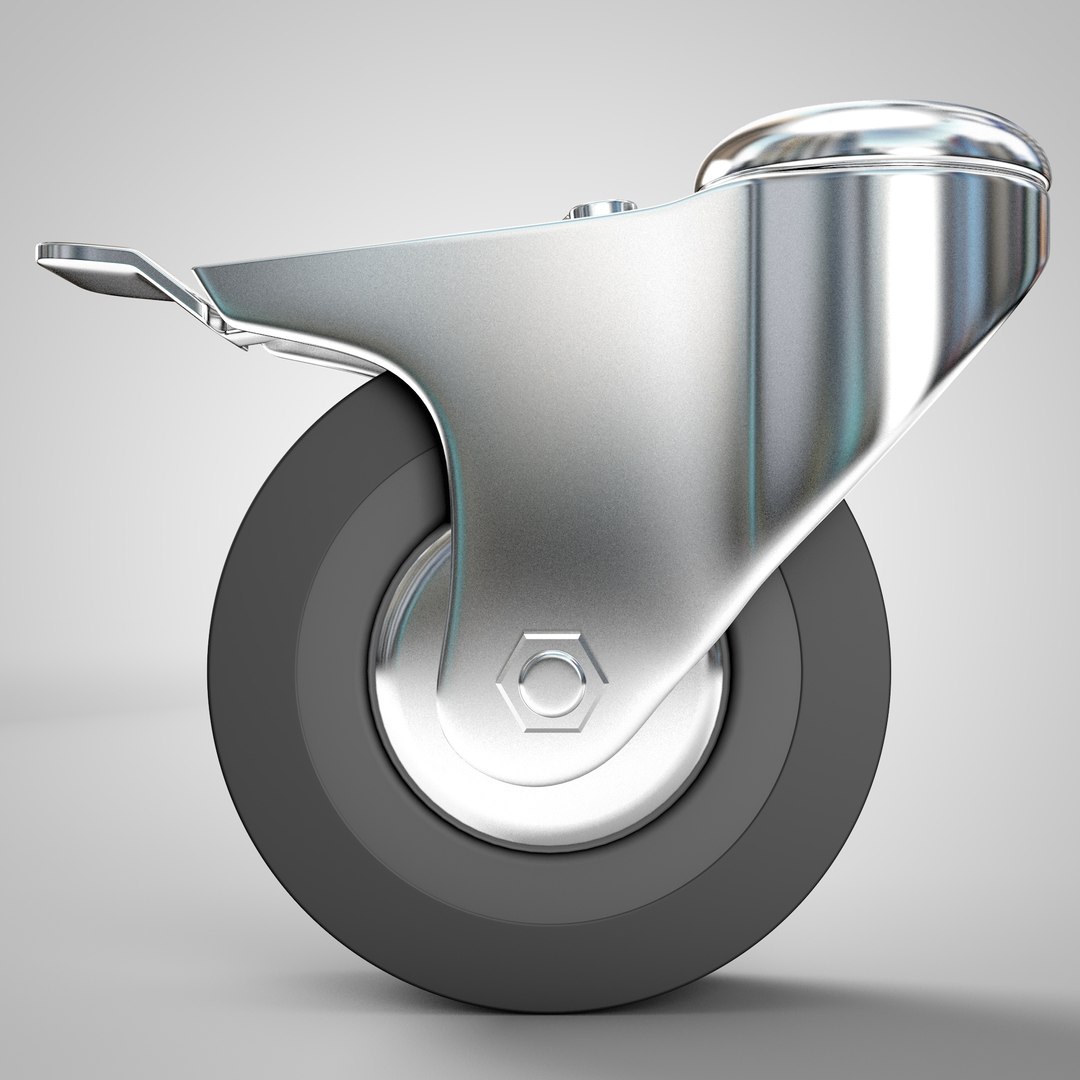 3D Caster Wheel Modeled - TurboSquid 1168420