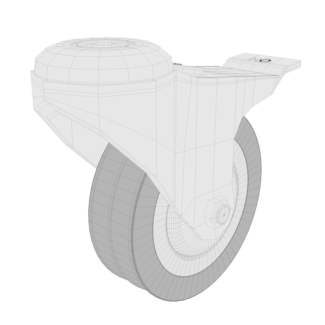 3D Caster Wheel Modeled - TurboSquid 1168420