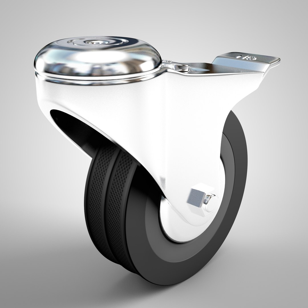 3D Caster Wheel Modeled - TurboSquid 1168420