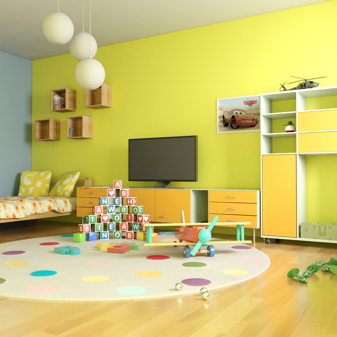 3d child room