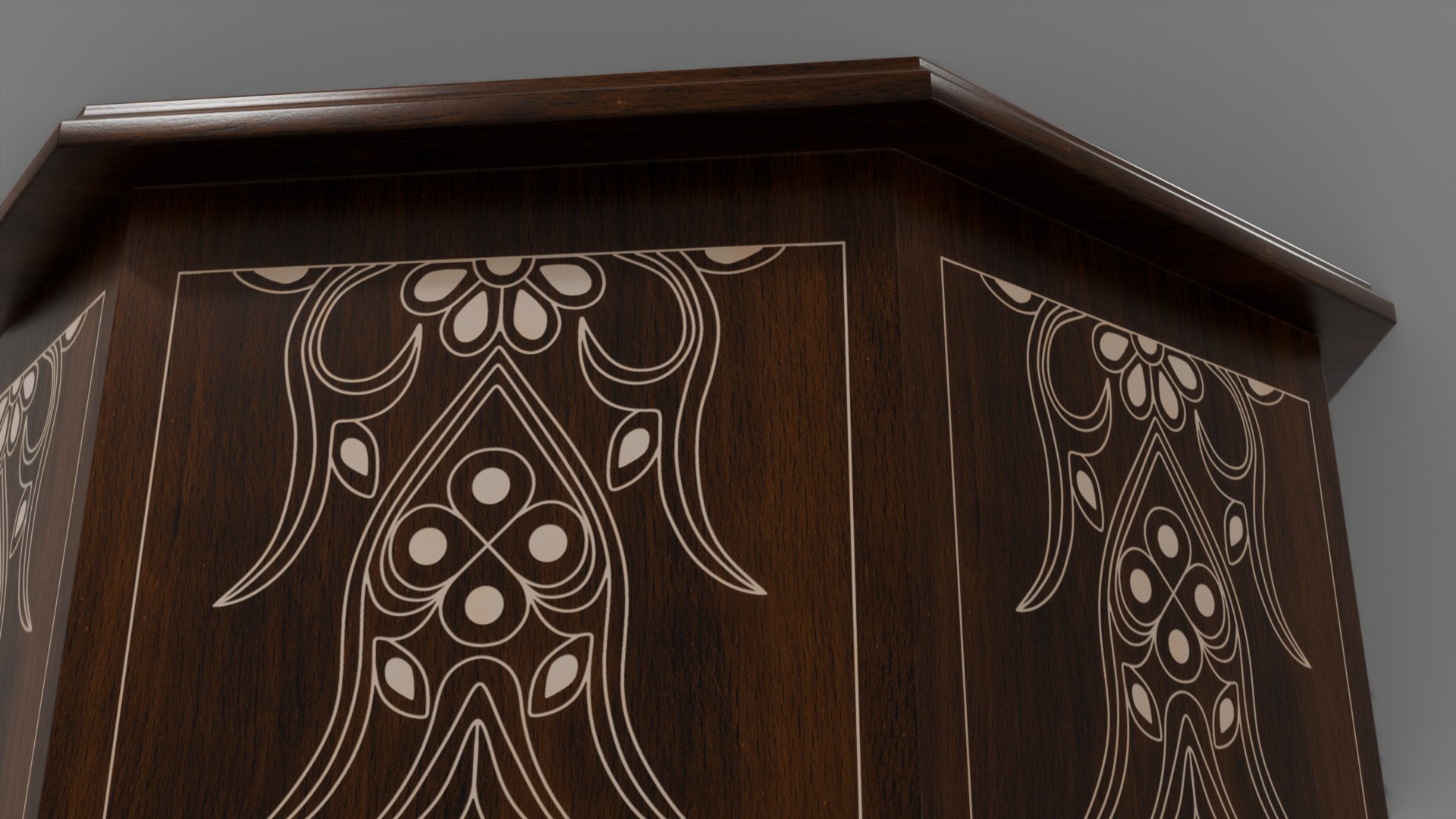 Moroccan Traditional Octagonal Side Table Model - TurboSquid 2259342